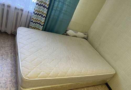 Кровать 160х200 с матрасом бу