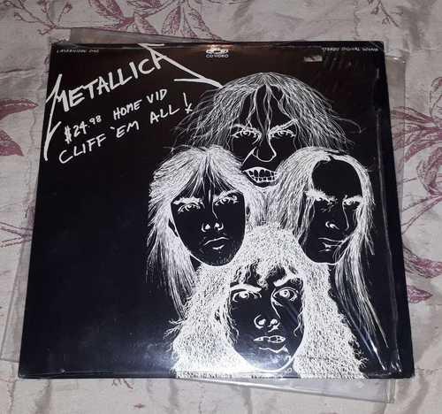 LD Metallica – 24.98 Home Vid Cliff 'Em All 1987