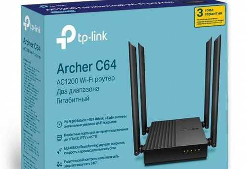 Двухдиапазонный гигабитный WiFi роутер Tp-Link C64