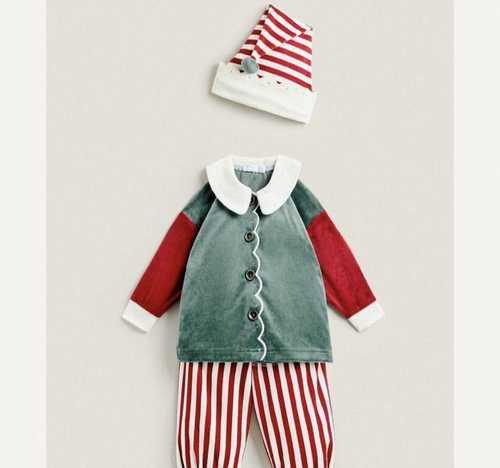 Новогодний костюм эльфа 3-4 года zara home