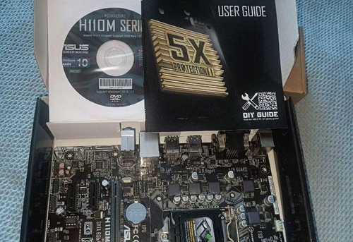 Asus H110m-k, Intel i-5 7400, Asus 1050