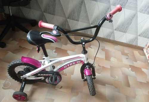 Детский 4х колесный велосипед