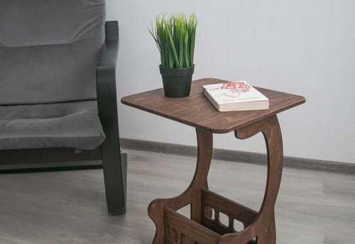 Журнальный столик из дерева приставной венге