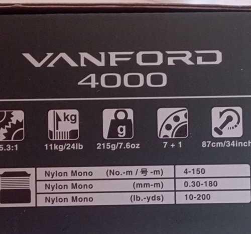 Shimano 20 Vanford 4000 Москва
