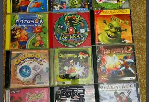 Детские игровые -развивающие диски для пк