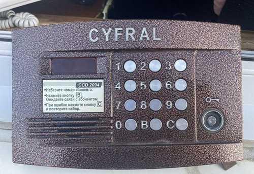 Блок вызова домофона Cyfral CCD 2094.1