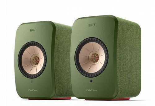 Беспроводная hi-fi акустика KEF LSX II olive green
