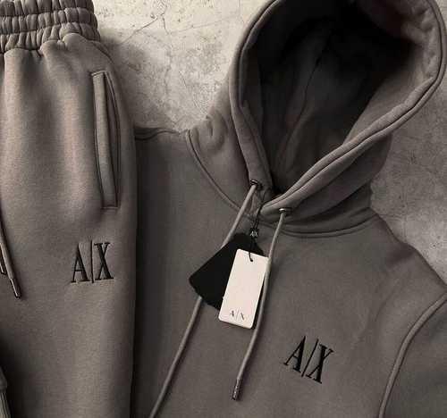 Спортивный костюм Armani Exchange серый мужской