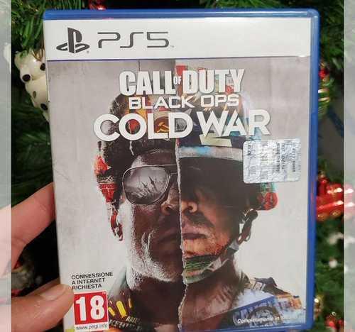 Call of duty black ops cold war ps5 диск