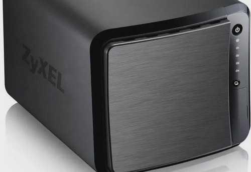 Сетевое хранилище zyxel NAS542 черный без дисков