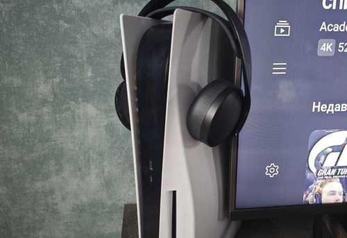 Sony playstation 5 с наушниками 3D pulse с играми