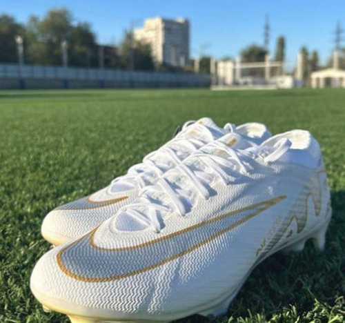 Бутсы Nike mercurial air zoom white pattern