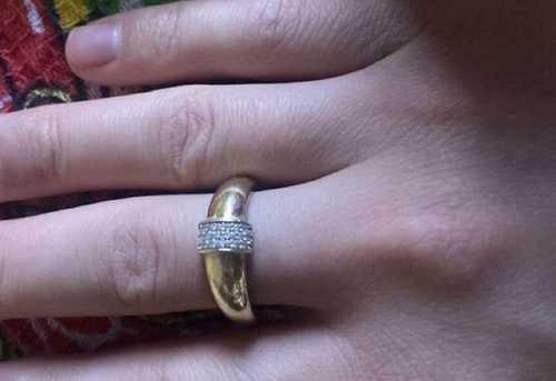 Золотое кольцо 585 проба 16.5размер
