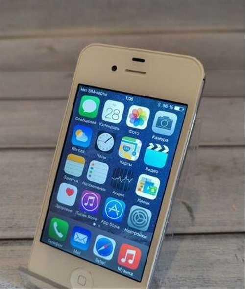 iPhone 4S 8Gb (полностью рабочий, без коробки)
