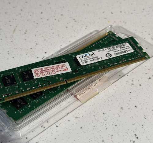 Оперативная память Crucial ddr3 8gb (2*4gb)