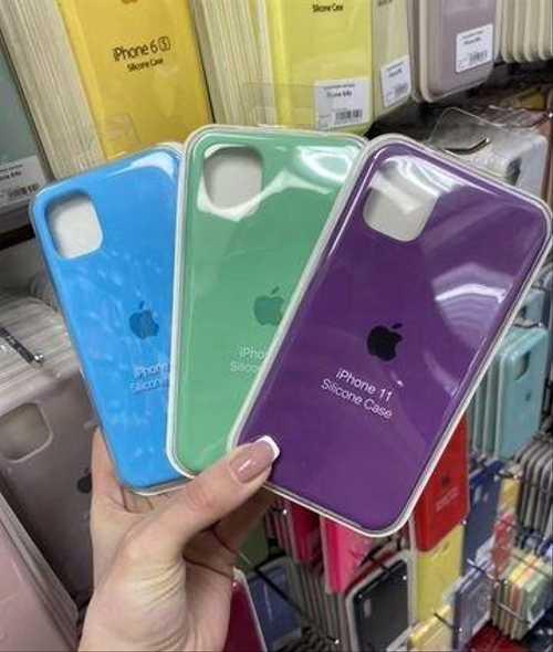 Чехол Silicon Case на iPhone 11 оптом