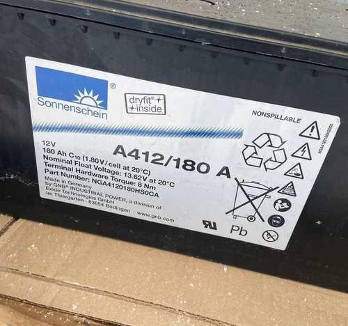 Аккумулятор Sonnenschein A412/180 A (12V / 180Ah)