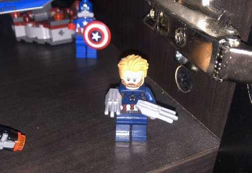 Lego marvel Super heroes стив роджерс с бородой