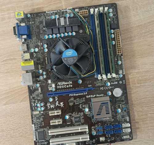 Комплект i7-2600k LGA1155 + Asrock H61iCafe + 8GB