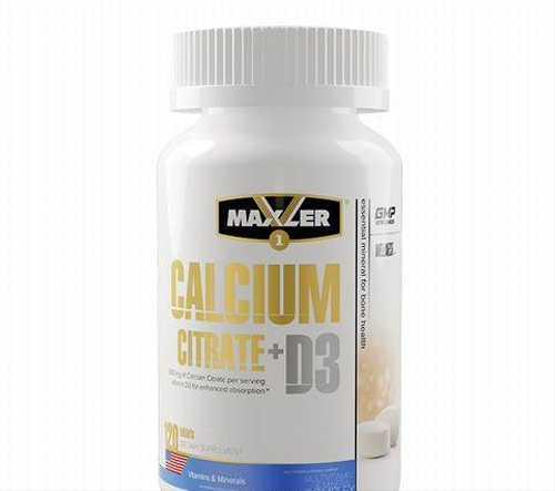 Maxler Calcium Citrate + D3 (120 таб.)