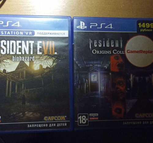 Игры ps4 Resident evil