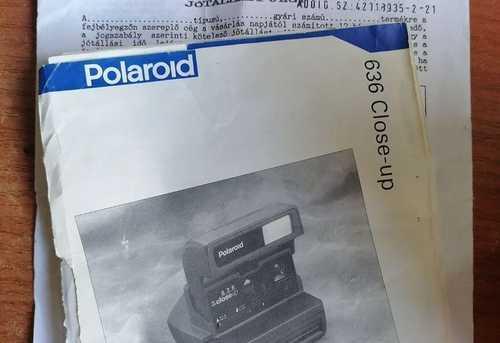 Фотоаппарат Polaroid 636 CloseUp. Полный комплект