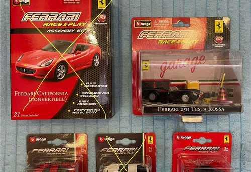 Ferrari burago 1/43 и 1/64