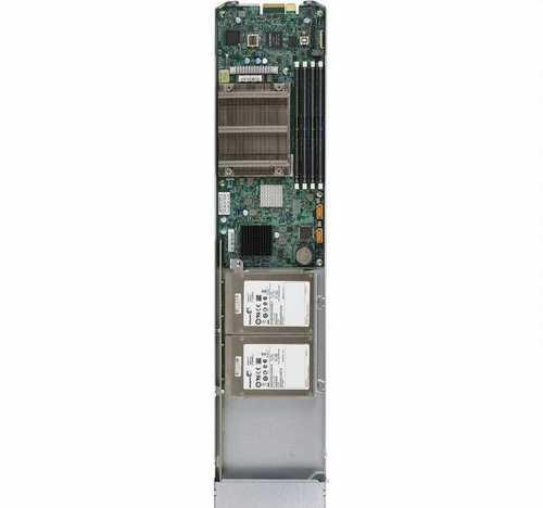 Платформа Supermicro MicroBlade (node) MBI-6119G-T4, 1xLGA1151, iC236, 4xDDR4 ECC VLP, 2x2.5" DD, 1x