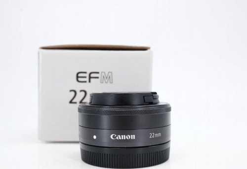 Canon EF-M 22mm f/2.0 STM отл. сост., гарантия