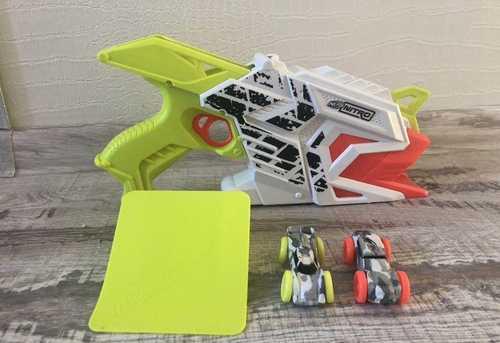 Nerf nitro бластер с машинками