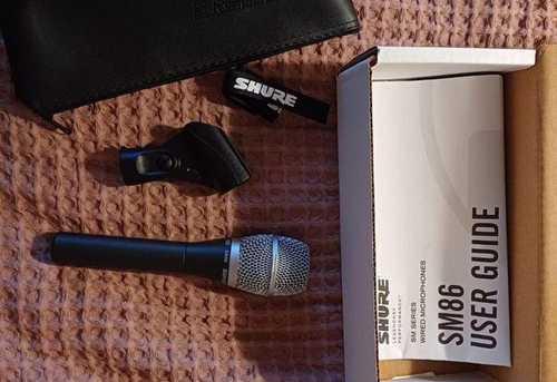 Вокальный микрофон конденсаторный Shure SM86