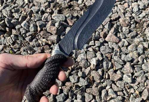 Нож Носорог из дамаска