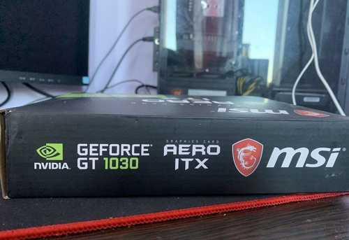 Видеокарта geforce GT 1030 aero ITX oc 2gb