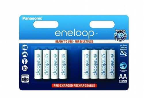 Аккумулятор panasonic Eneloop AA 1900 8BP (BK-3MCC