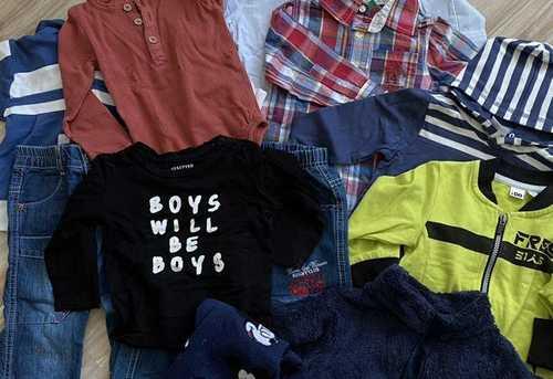 Одежда на мальчика 74-80 пакетом hm reserved