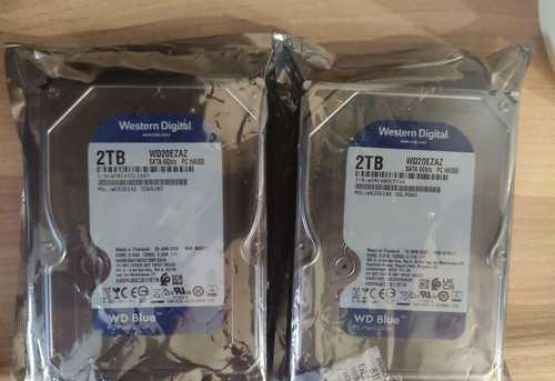 HDD WD Blue 2 Tb новые, запечатаные