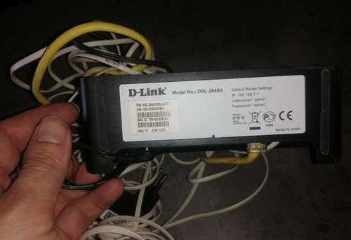 Роутер Dlink dsl 2640u