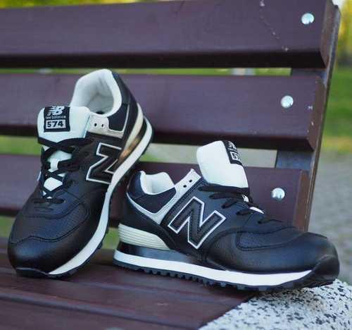 Кроссовки new balance 574 черные