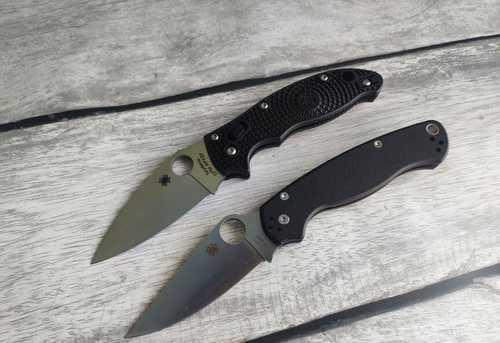 Комплект складных ножей Spyderco Para 2 и Manix 2