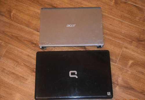 2 ноутбука на запчасти HP, Acer