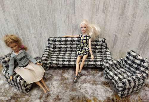Мебель мягкая для куклы барби
