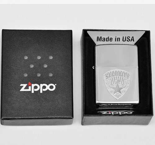 Зажигалка Zippo 24703 Security Оригинал Новая