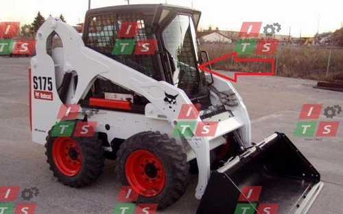 Bobcat S175 стекло лобовое (дверное) 6735776