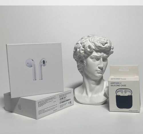 AirPods 2 "Оригинал" (Гарантия  Доставка  Чехол)