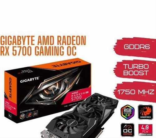 Игровая видеокарта gigabyte AMD Radeon RX 5700