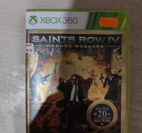 Диск Saints Row IV на Xbox 360