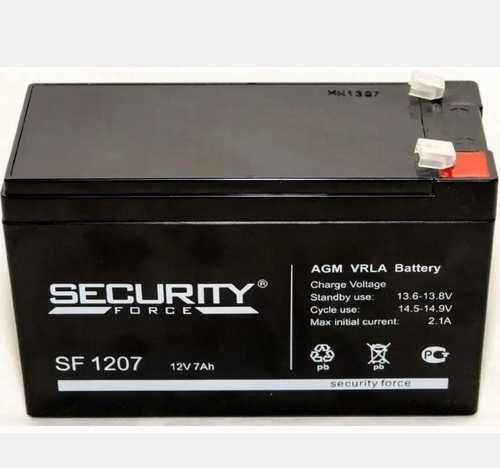 Аккумулятор Security Force SF 1207 (12V 7AH)