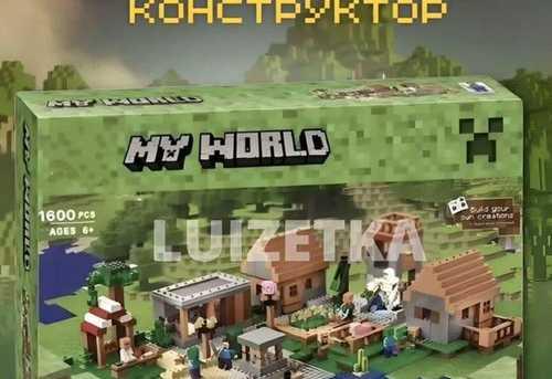 Lego minecraft аналог Большая деревня 1600 д