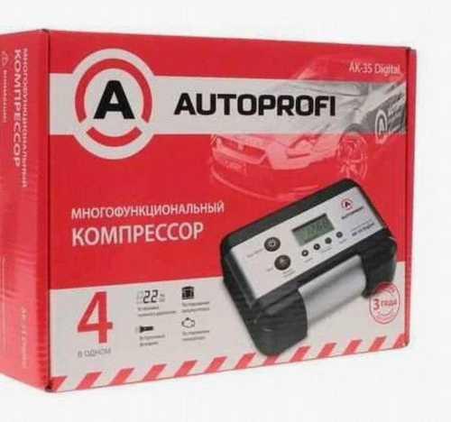 Цифровой компрессор "autoprofi", ЖК дисплей, тест