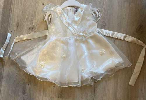 Нарядное платье для новорожденной